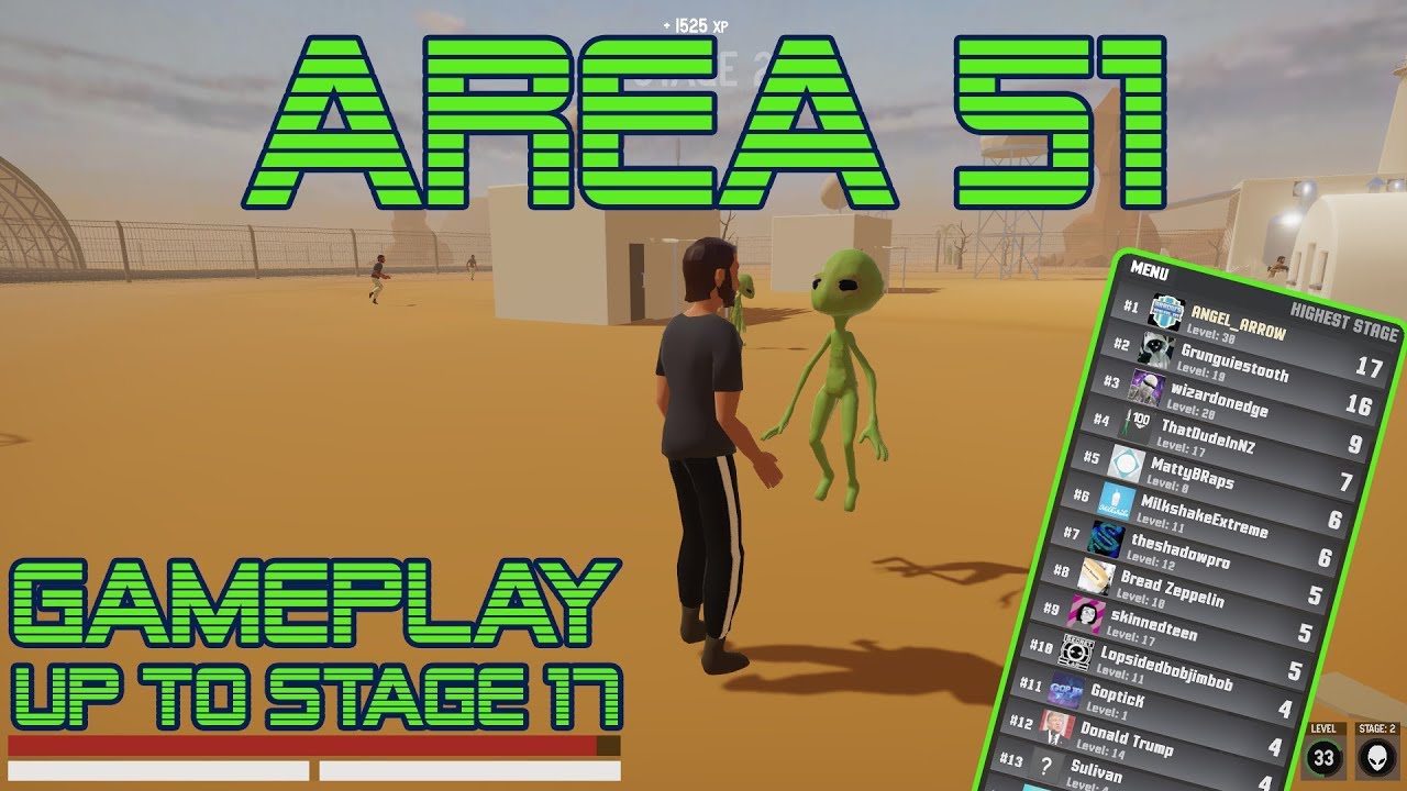 [AREA 51] Gameplay up to stage 17! - YouTube