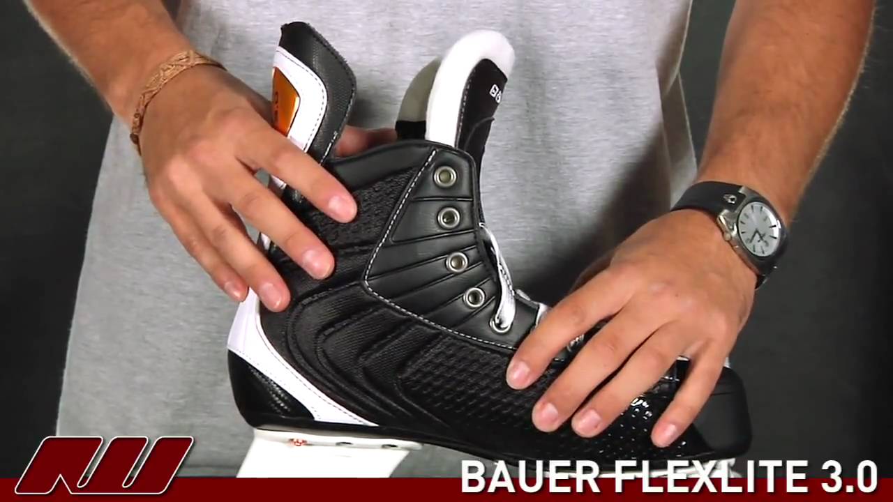 Bauer Flexlite 3.0 Hockey Skate - YouTube
