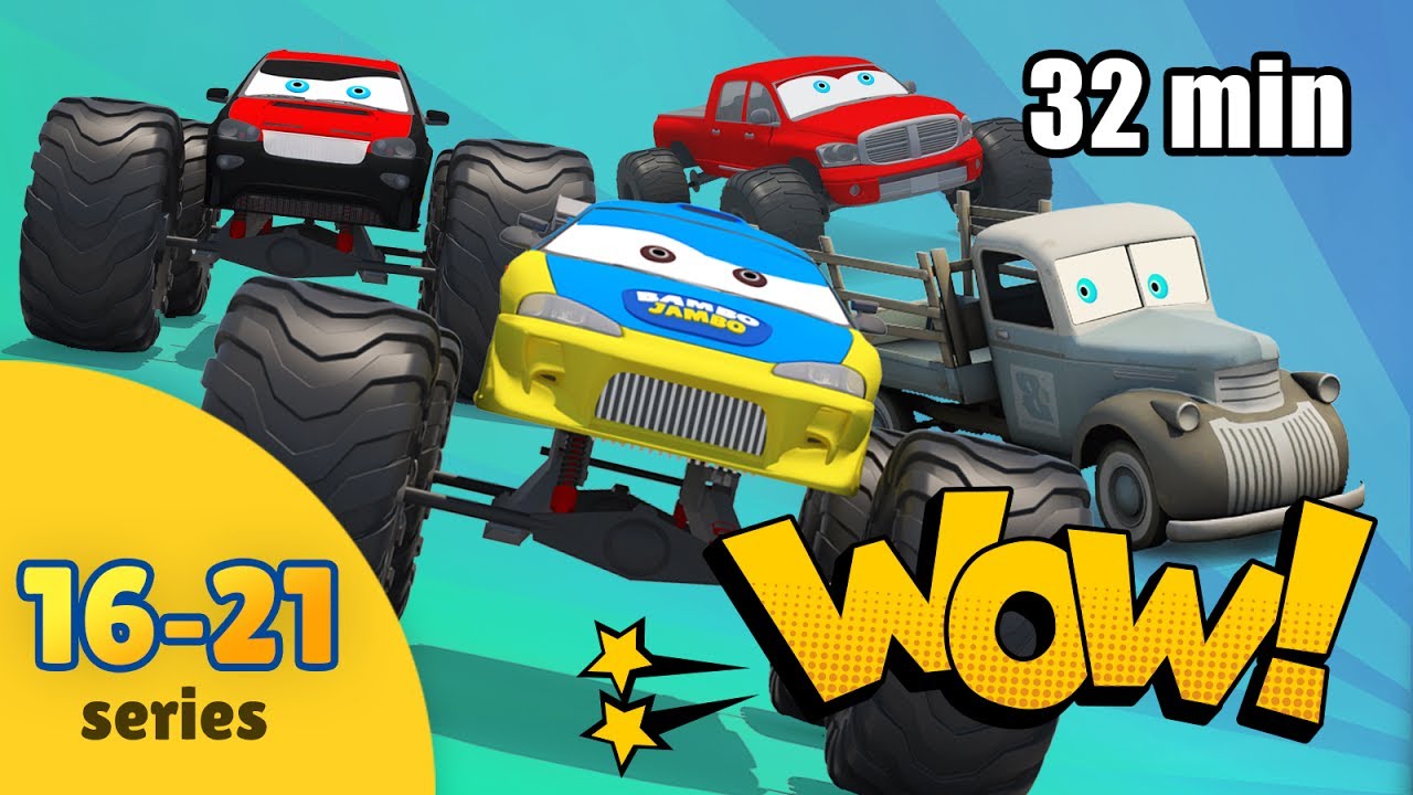 Monster Truck for Children | Cartoon Compilation | Trucks Cartoon for ...