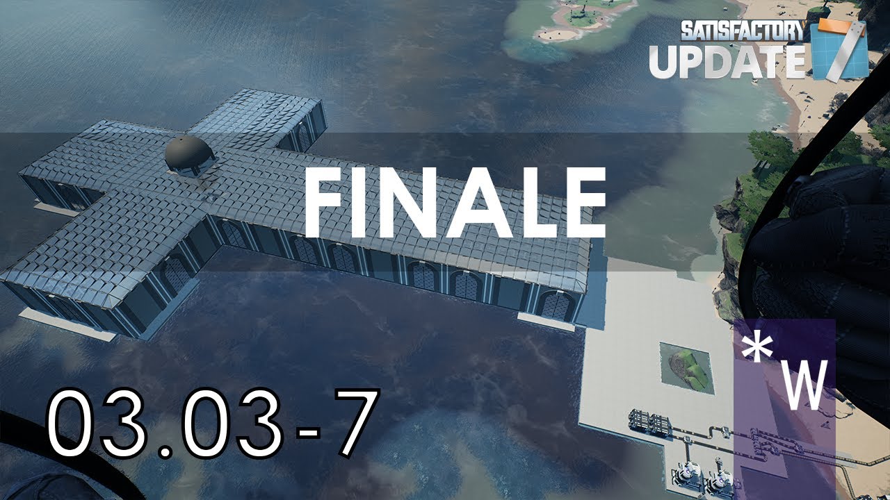 Concrete Cathedral Finale - Satisfactory 03.03 Part 7 - YouTube