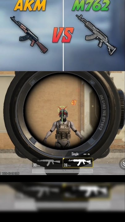 Akm Vs M762 #bgmi - YouTube