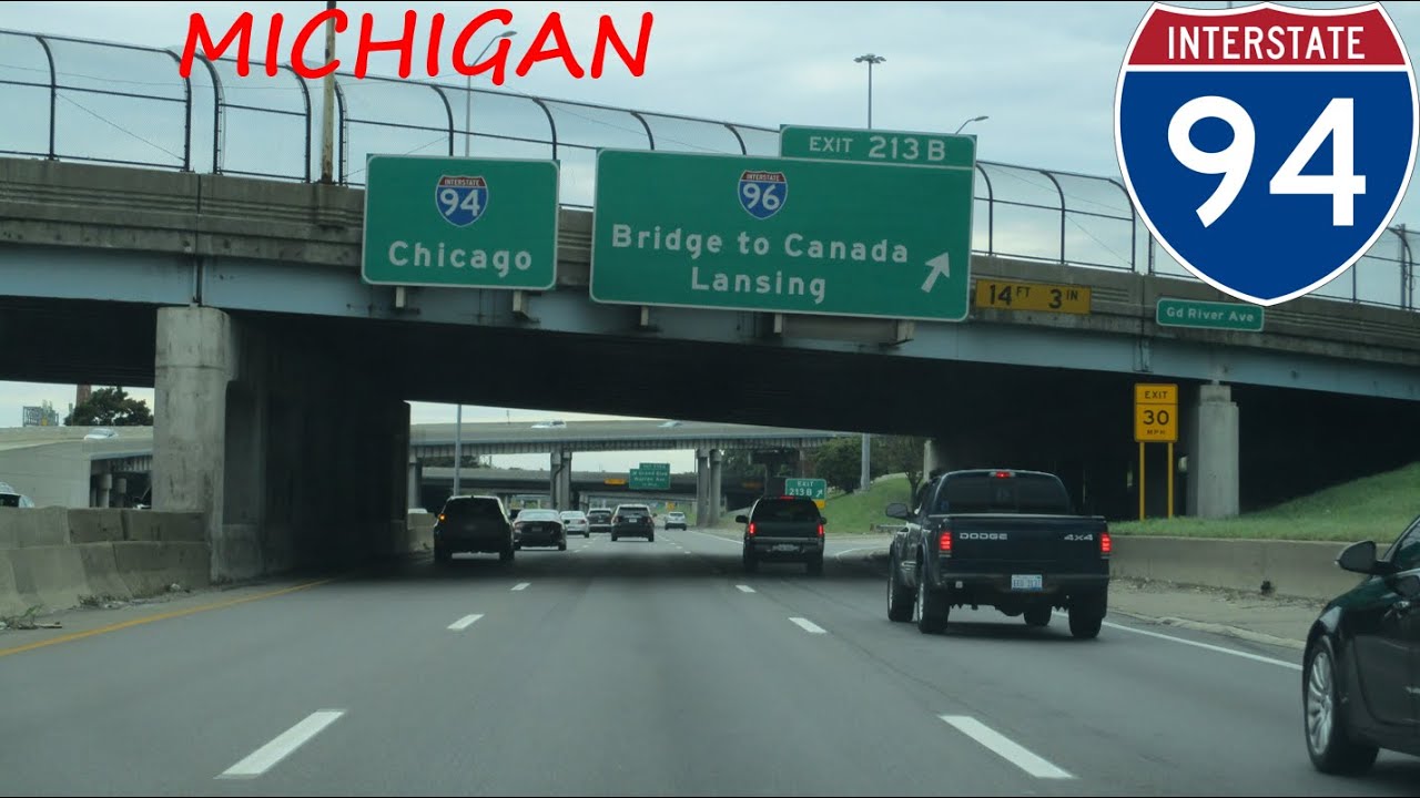 Interstate 94 - Michigan westbound [FULL LENGTH VIDEO] - YouTube