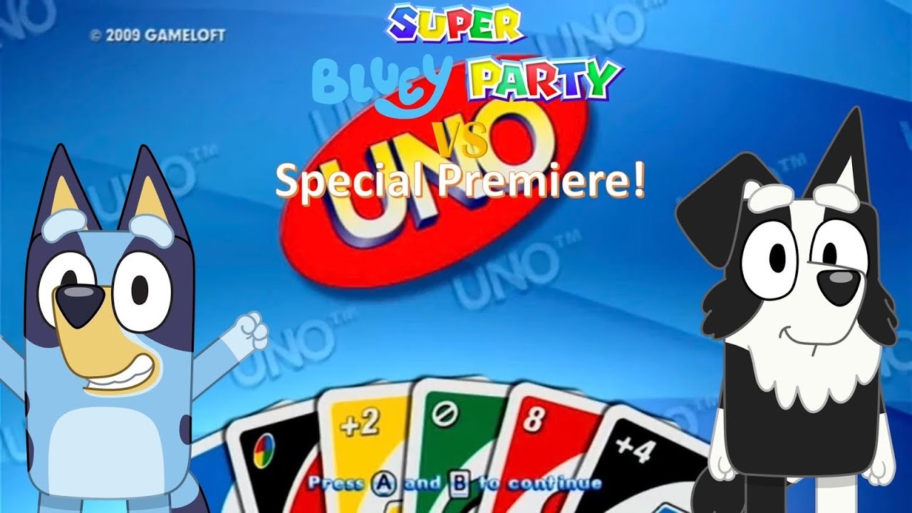 UNO | Super Bluey Party VS | Bluey VS Mackenzie (Special Premiere ...