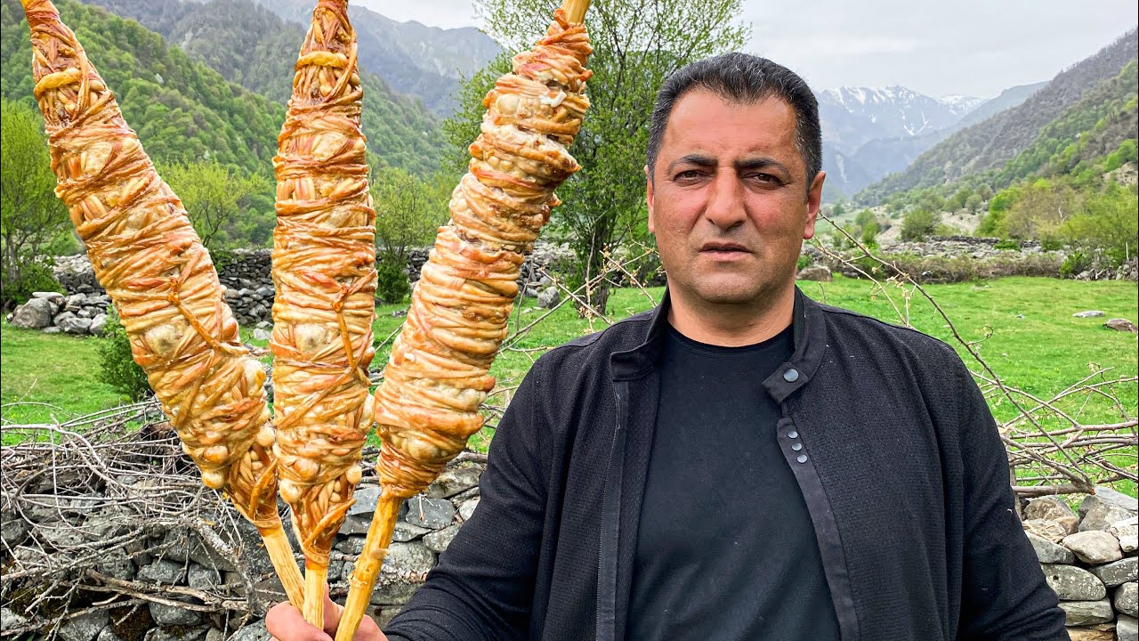 CRISPY AND JUICY LAMB ENTRAILS KEBAB IN TANDOOR! SPECIAL DISH FROM THE ...