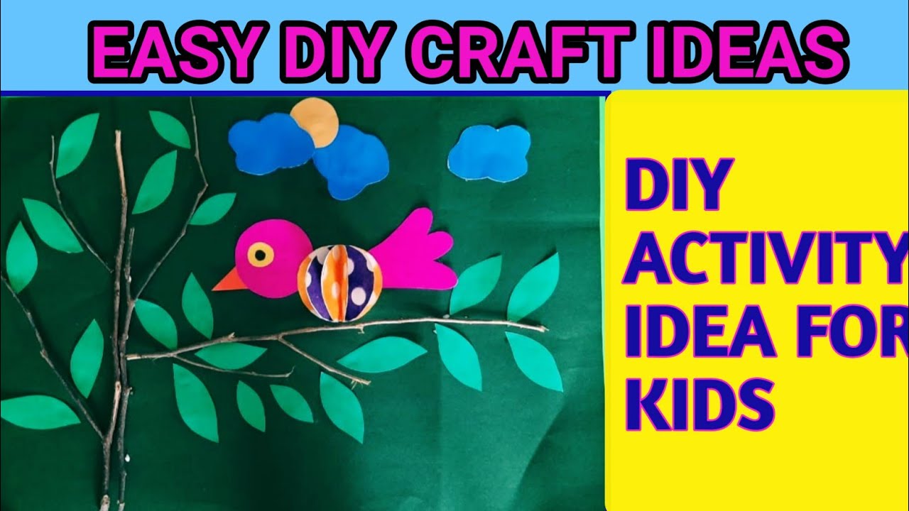Easy DIY crafts ideas for kids/DIY activities for kids/Educational ...