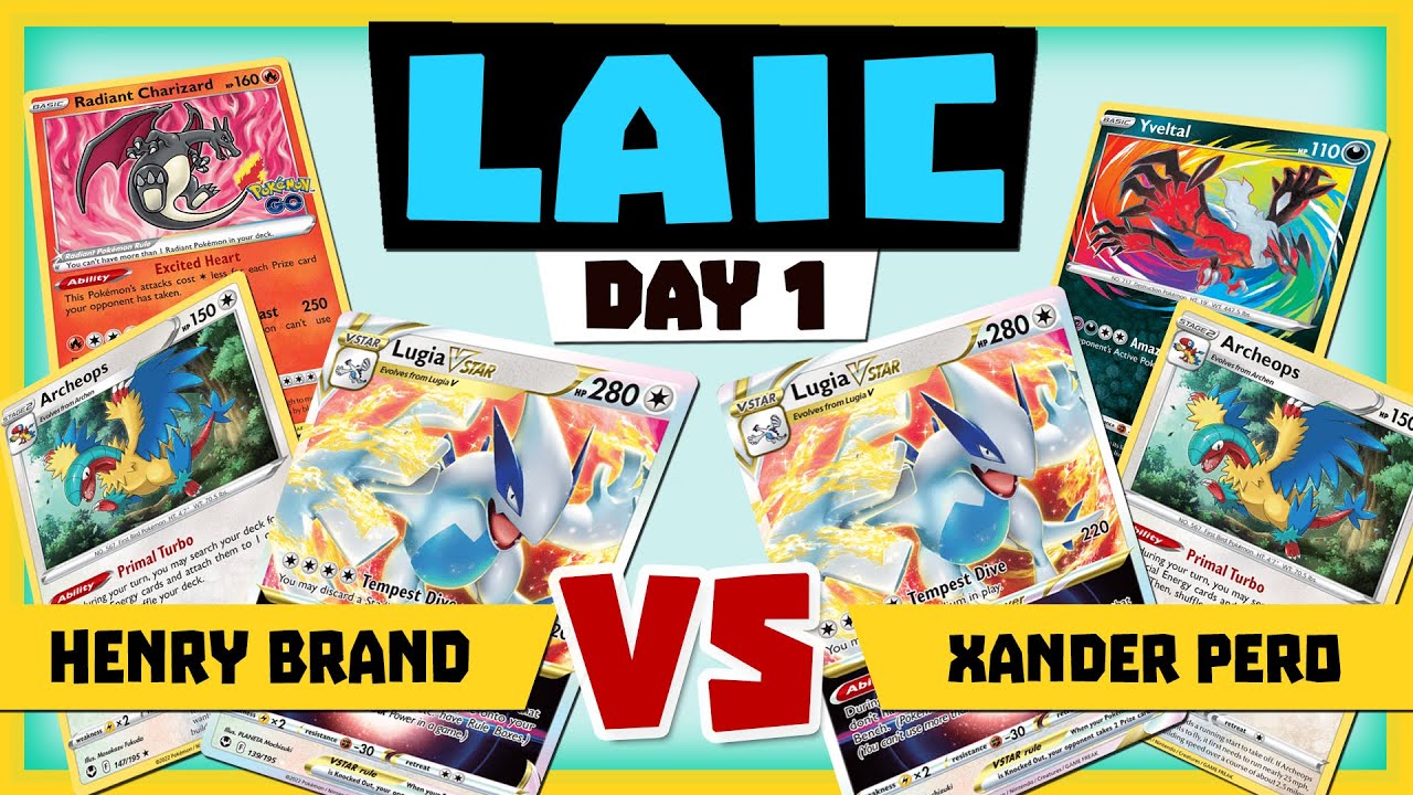 Henry Brand (Lugia) vs Xander Pero (Lugia) | Pokemon TCG LAIC Day 1 ...