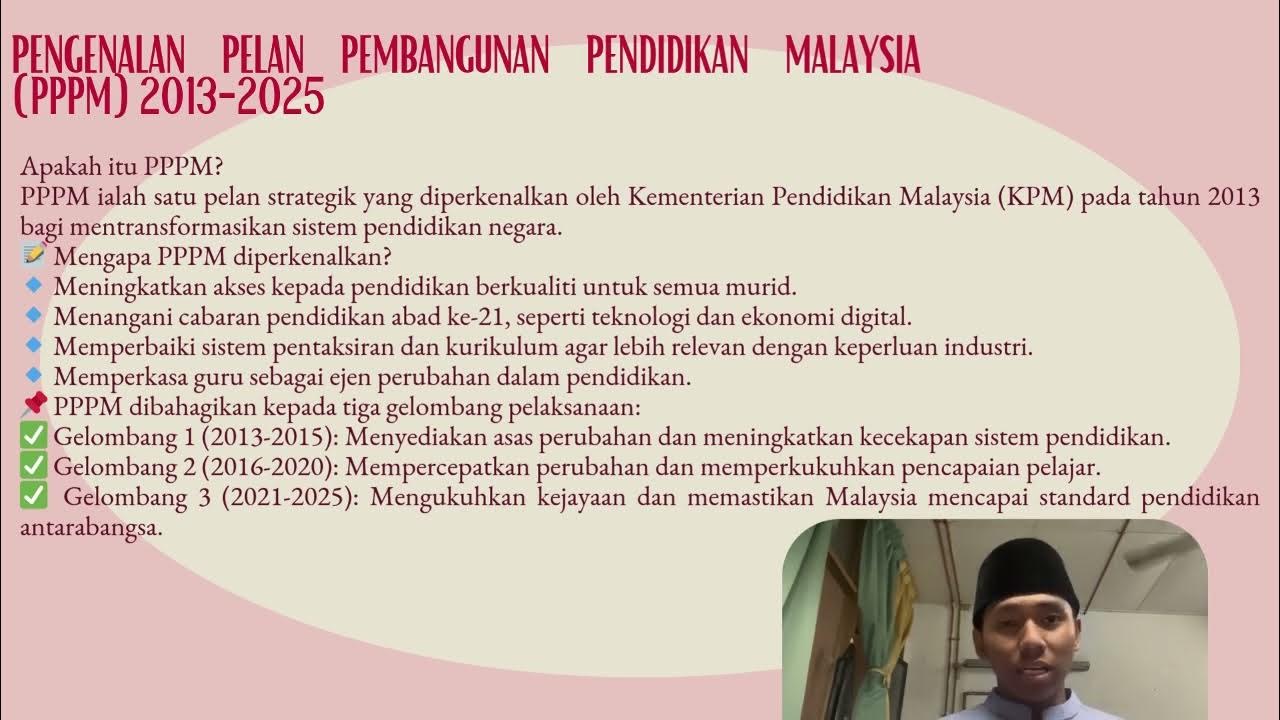 GPPP1092: Pembangunan Pendidikan Malaysia PPPM 2013 2025 - YouTube