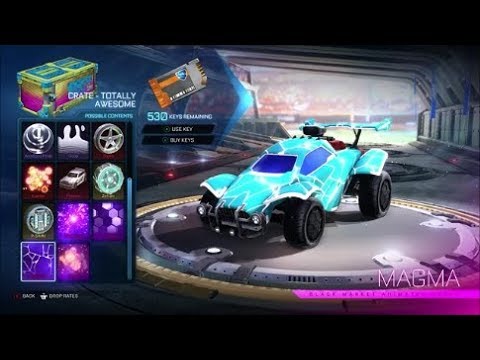 ALL ITEMS IN THE NEW TOTALLY AWESOME CRATE! (ROCKET LEAGUE NEW CRATE ...