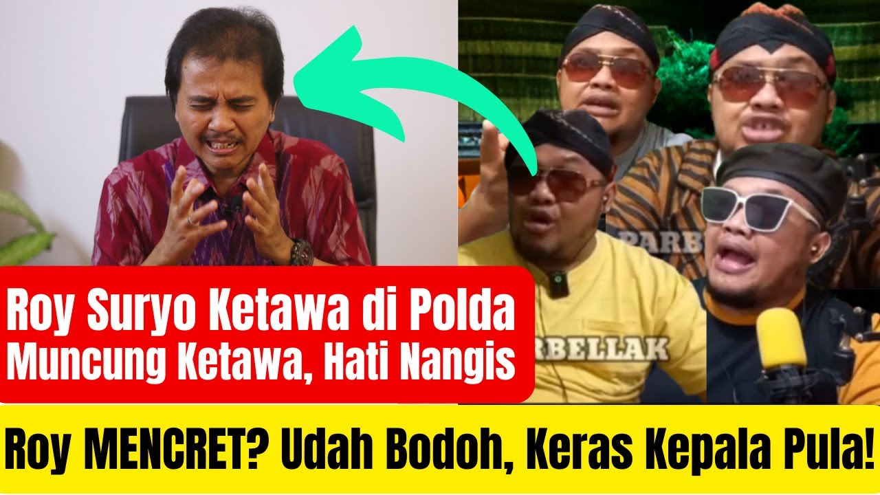 Dipanggil Polisi, Roy MENCRET? Muncung Ketawa, Hati Nangis!! Udah Bodoh ...
