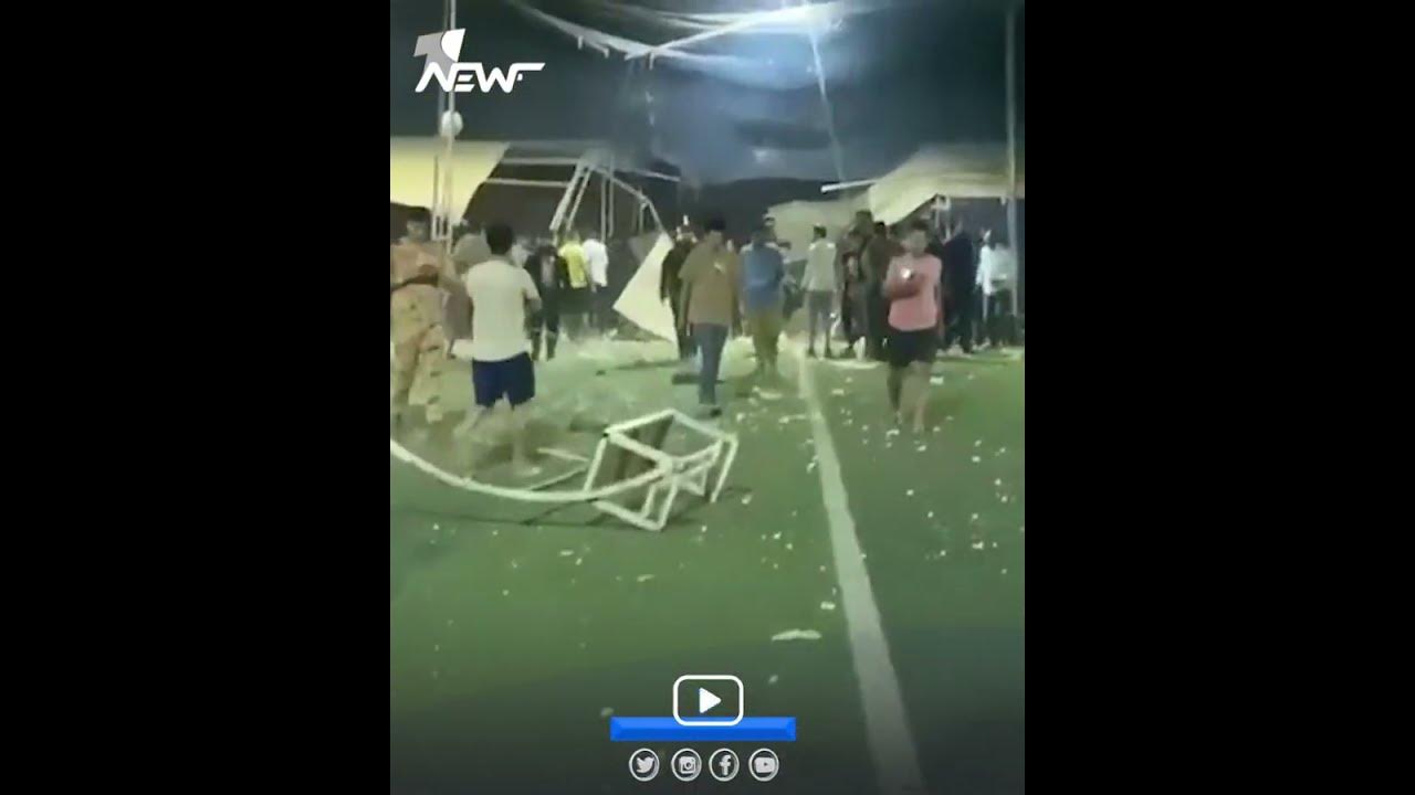 شاهد الاضرار التي خلفها انفجار صهريج الغاز في منطقة البنوك Youtube