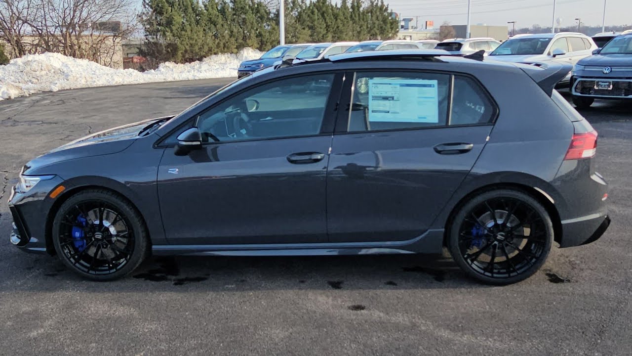 2026 VW Golf R 2.0T in Graphite Gray - YouTube