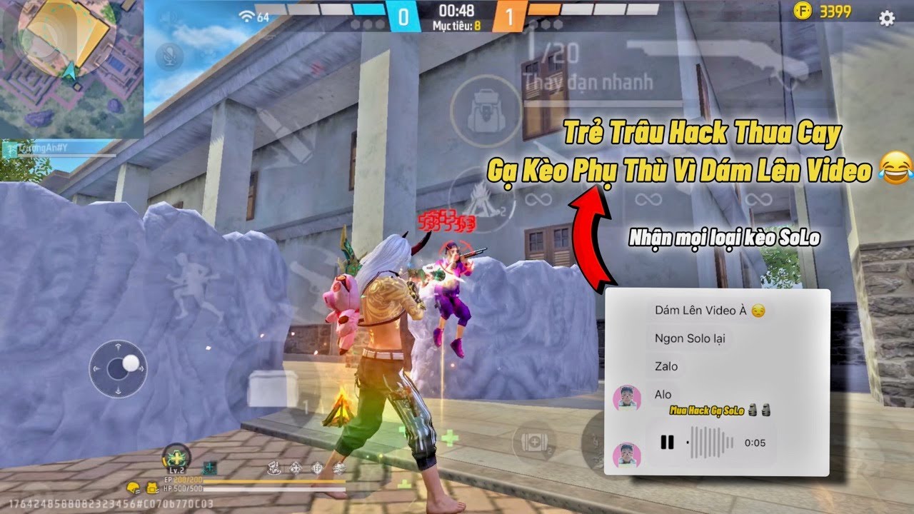 Trẻ Trâu Dừng Hack 145k Thua Cay Gạ Kèo Phục Thù 😂 - YouTube