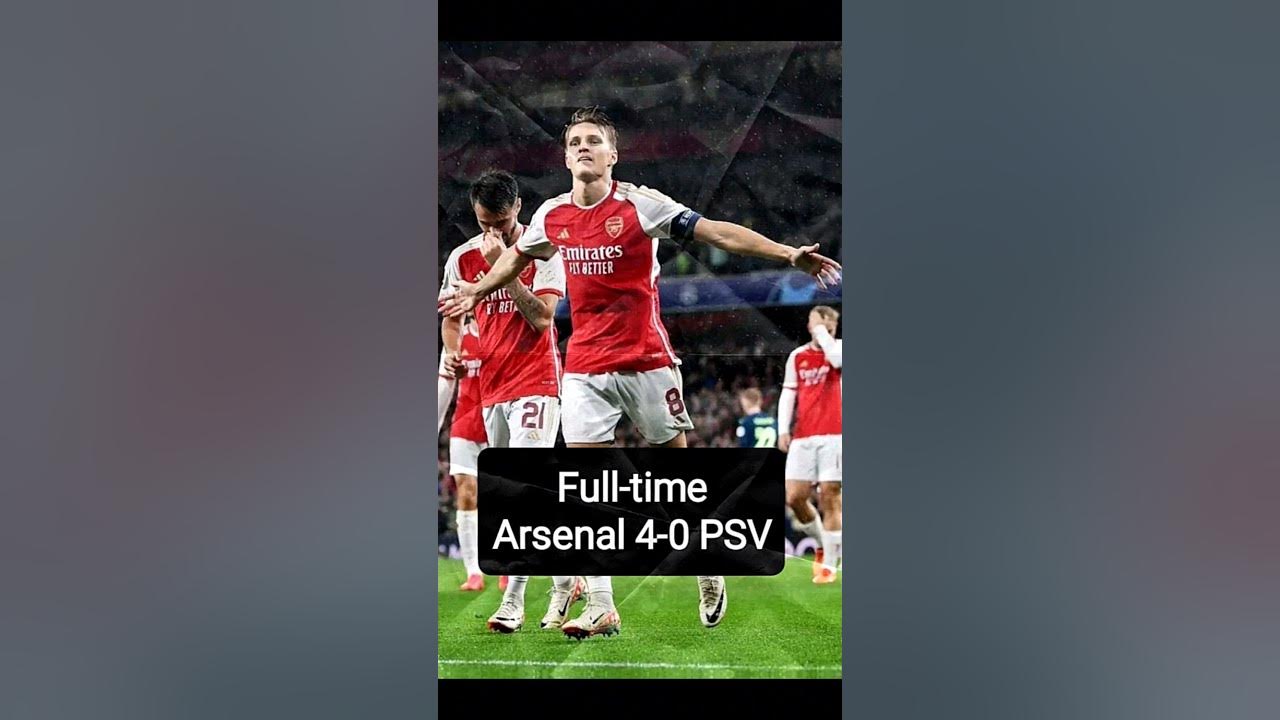 Arsenal 4-0 PSV - YouTube