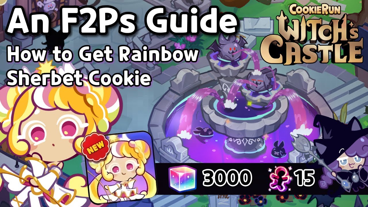 How to Get Rainbow Sherbet Cookie 100% F2P! | Cookie Run: Kingdom X ...