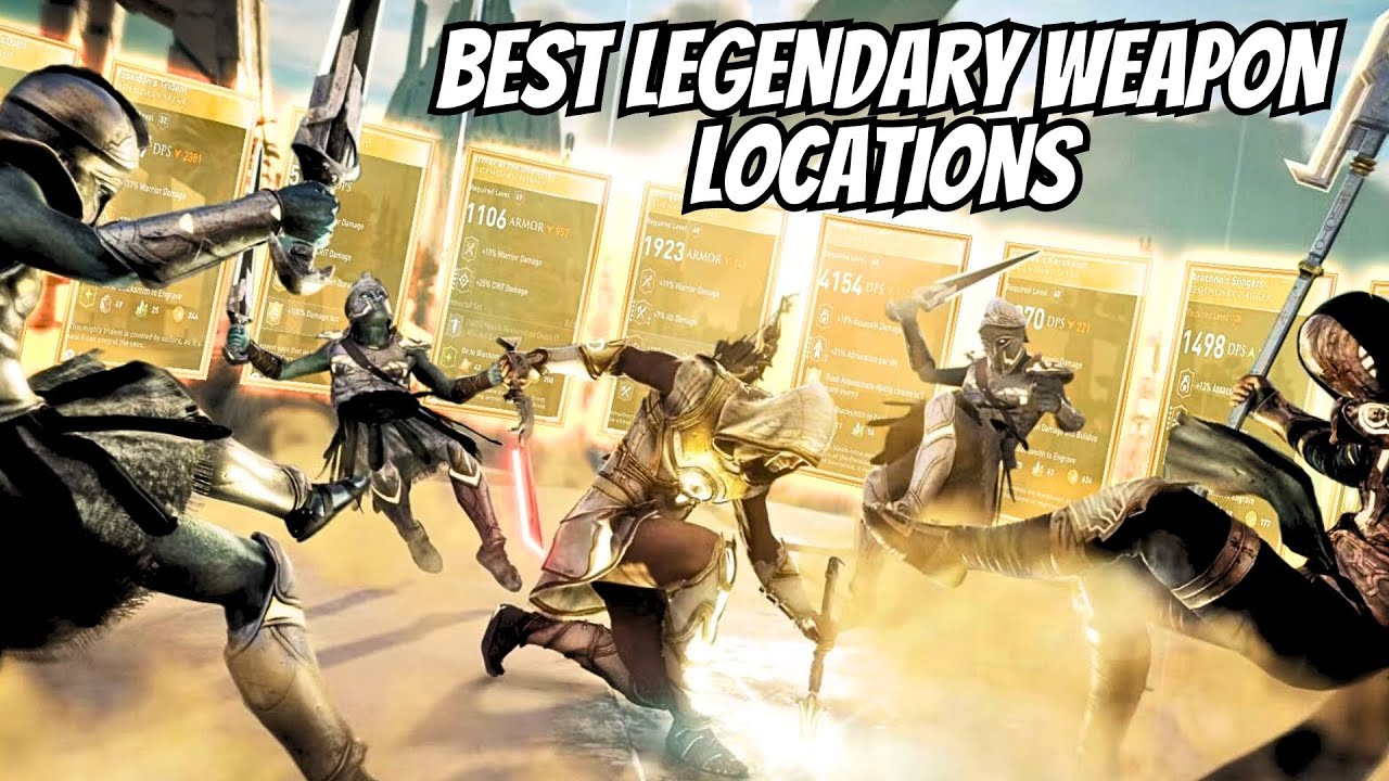 BEST Legendary Weapon Locations in AC Odyssey - YouTube