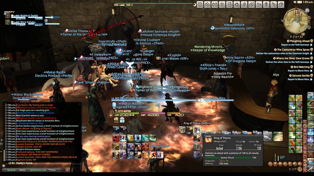 FFXIV - Final moments of Heavensward [Sargatanas] - YouTube