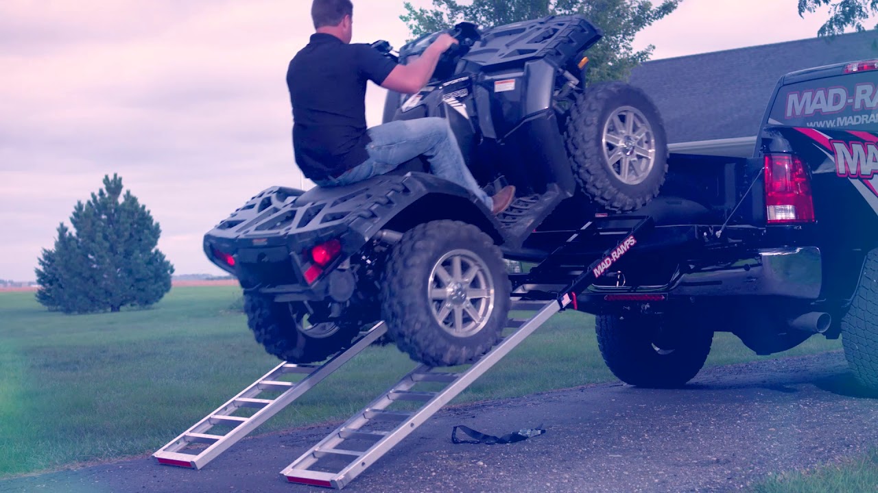 Installing Mad-Ramps on your truck hitch - YouTube