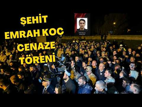 ÇALDIRAN'LI POLİS MEMURU ŞEHİT EMRAH KOÇ'UN CENAZE TÖRENİ 18.05.2026 KUSKUNKIRAN KÖYÜ ÇALDIRAN 