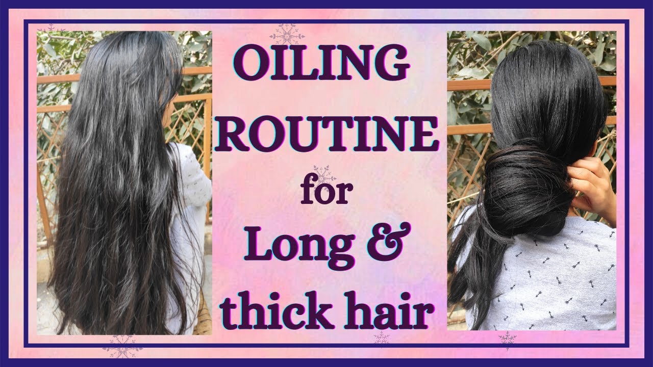 How To Apply Oil To Get Long & Thick Hair Faster | Oiling Tips for ...