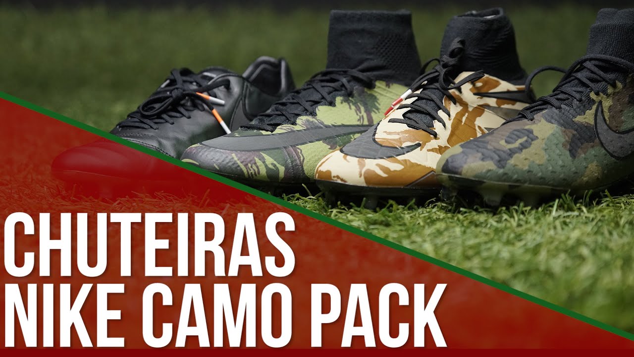 Chuteiras Nike Camo Pack - YouTube