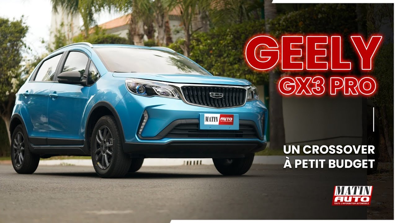 "Le Matin Auto" au volant du nouveau Geely GX3 PRO - YouTube
