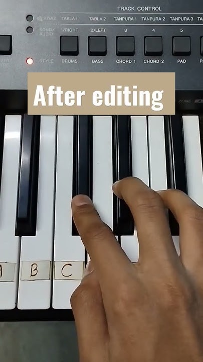 how to edit ( modify ) harmonium tone in Yamaha psr i500 - YouTube