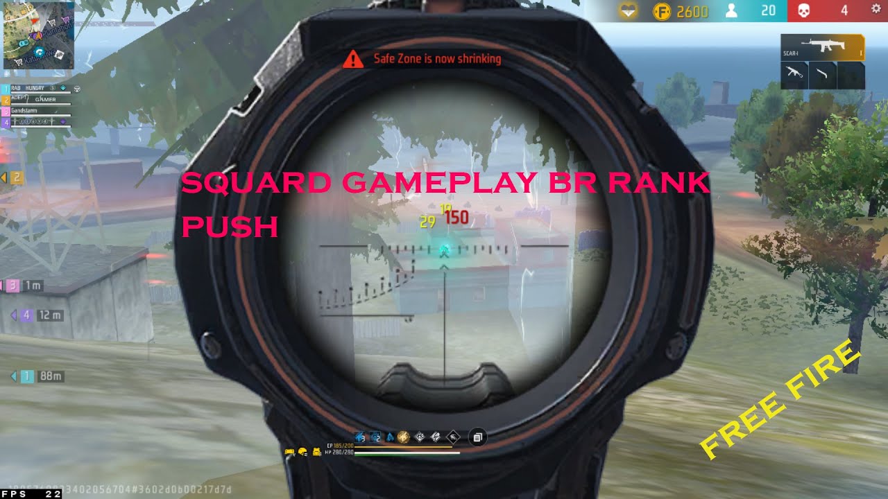 [Adept gamer] BR RANK PUSH SQUARD GAMEPLAY RIP😞😞 - YouTube