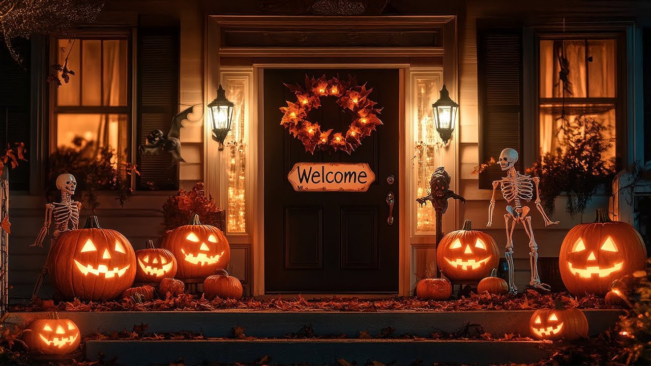 Spooky Halloween Music 🎃 Eerie Sounds, Haunted Ambience, Relaxing ...