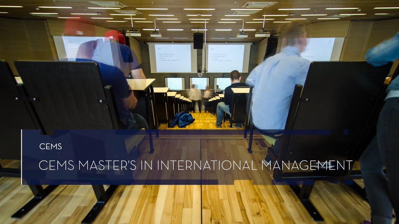 CEMS Master's in International Management - YouTube