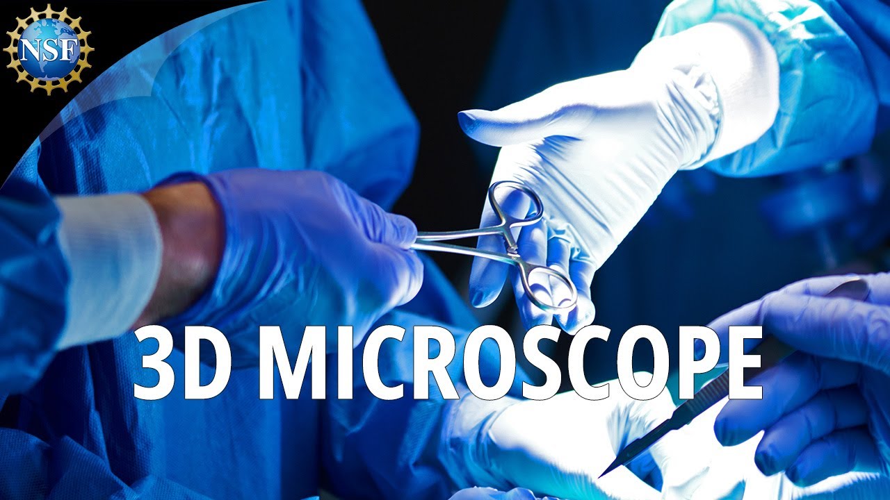 Taking a biopsy with a 3D microscope? #technology - YouTube