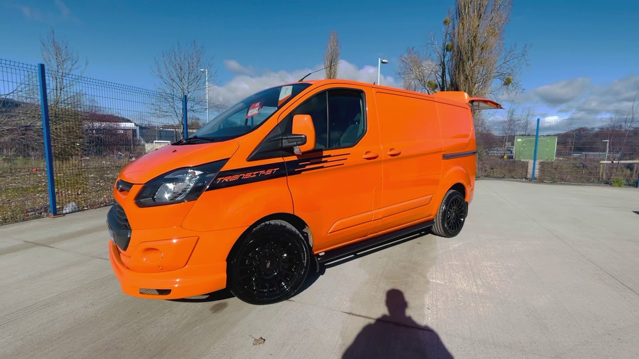 Ford Transit Custom ex rac ST orange 2.2 125Bhp - YouTube
