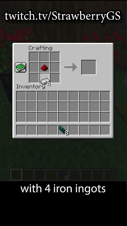 Compass Minecraft Crafting Recipe - YouTube