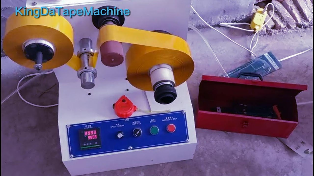 Mini rewinding machine - YouTube