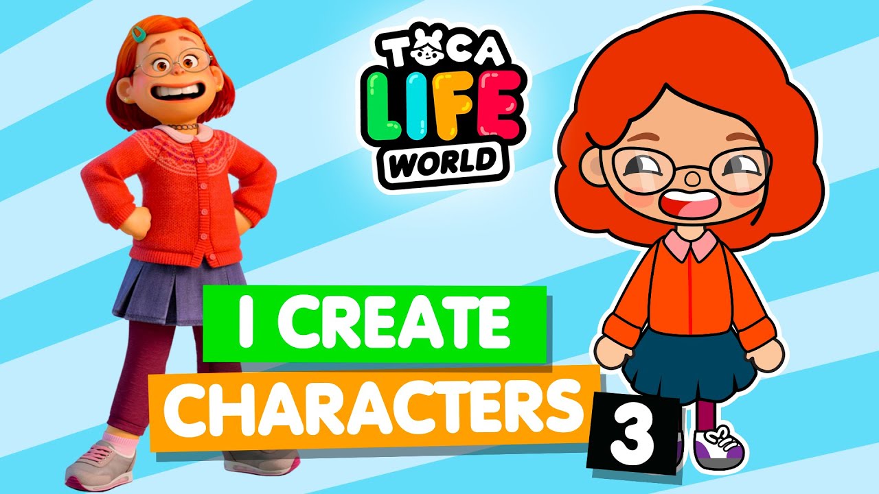 CREATING CARTOON CHARACTERS in Toca Boca 3 ☘️ Toca Life World - YouTube