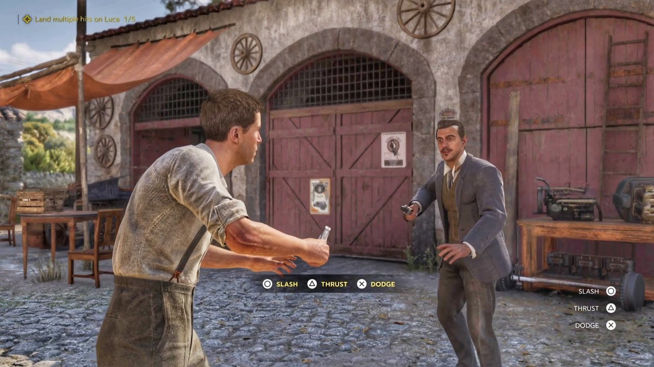 Mafia: The Old Country | Knife Combat Tutorial Gameplay - YouTube