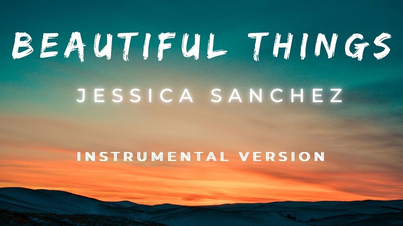 Beautiful Things (female version) Instrumental BENSON BOONE - Jessica Sanchez AGT 2025 - YouTube