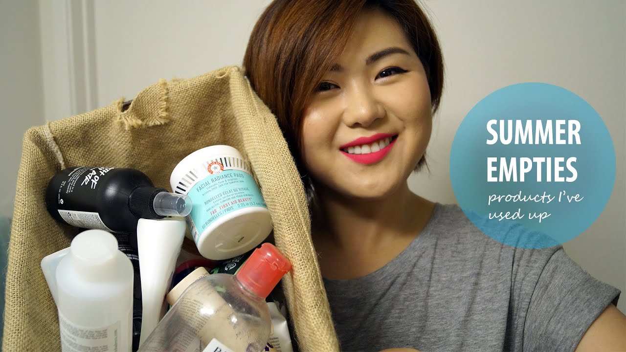 Summer Empties 2015 | BeautyBookCorner - YouTube