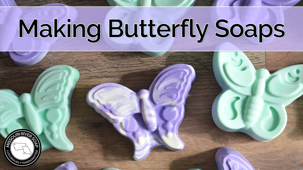 Making Butterfly Soaps Part One | MO River Soap - YouTube
