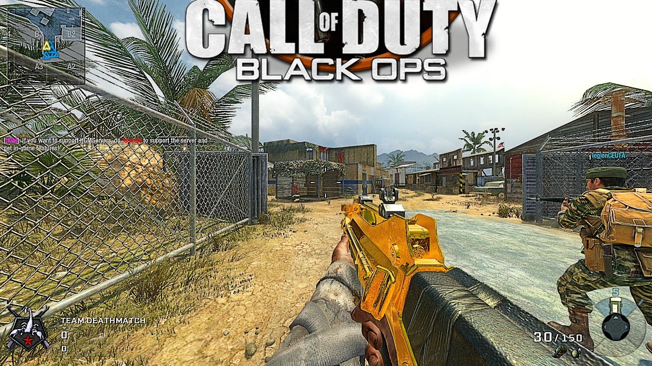 Call of Duty Black Ops 1 Multiplayer Map: Firing Range Gameplay (No ...