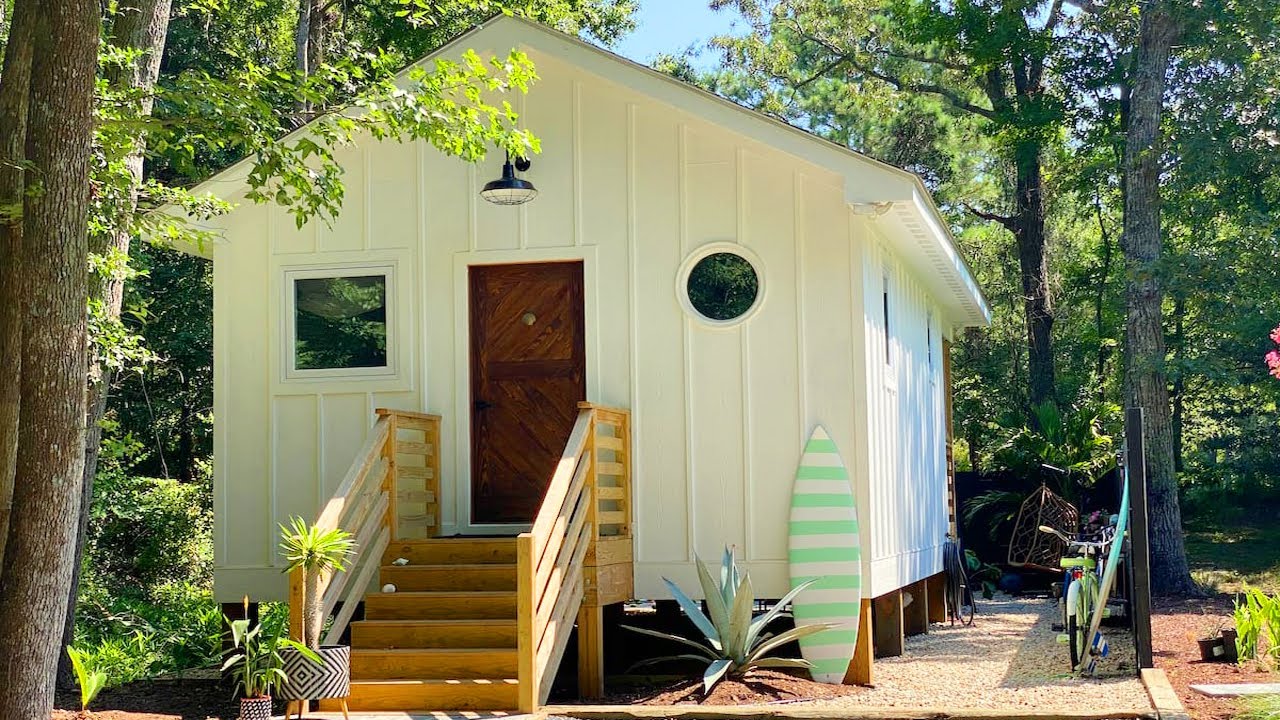 Saltwood Cottage Outer Banks Tiny Beach House | Lovely Tiny House - YouTube