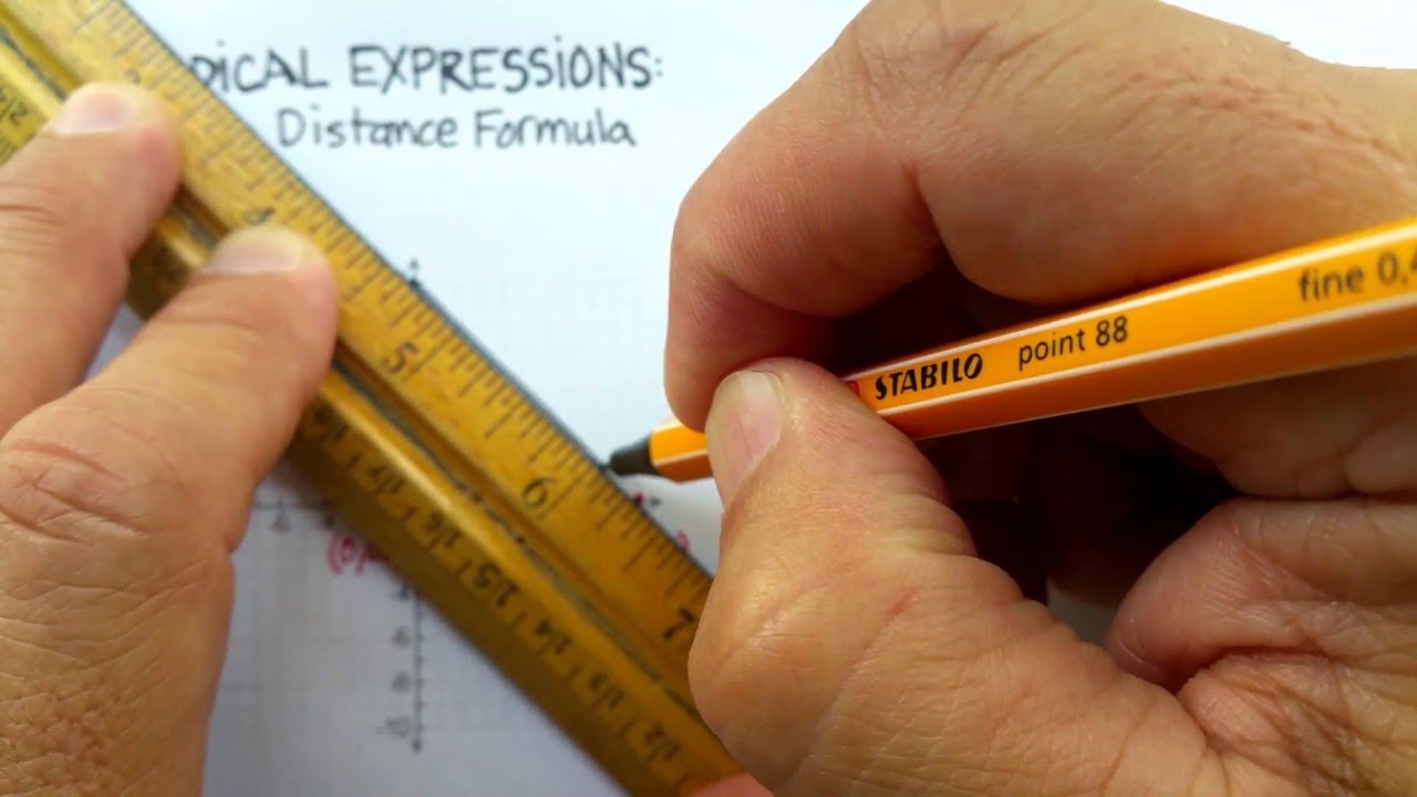 Radical Expressions: The Distance Formula - YouTube