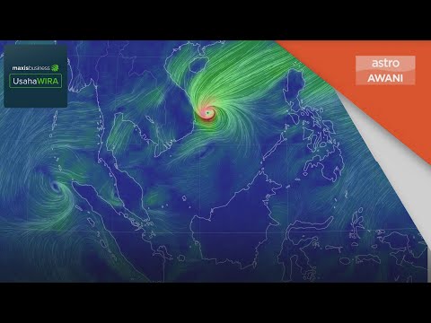 Putaran angin luar biasa Siklon Tropika #MaxisBiz - YouTube