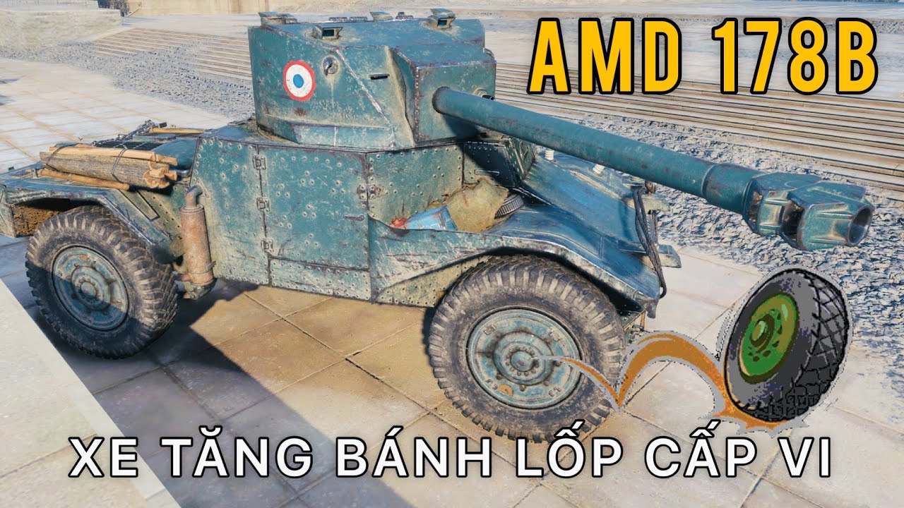Panhard AMD 178B: Xe tăng Bánh lốp tham chiến tại Đông Dương | World of ...