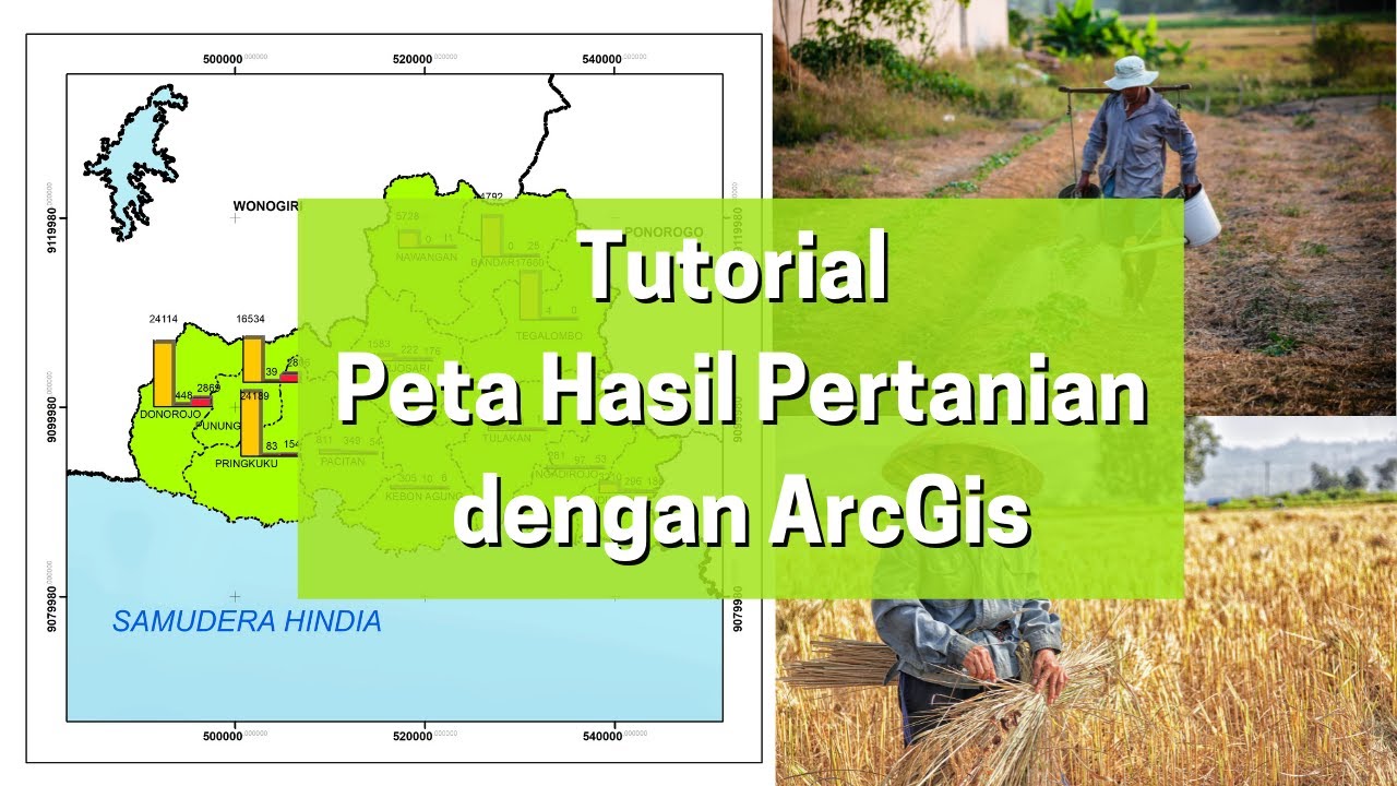 Tutorial Membuat Peta Hasil Pertanian dengan Arcgis (no layout) - YouTube