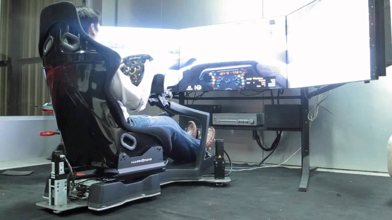 Humanracing GT Chassis Full motion simulator - YouTube