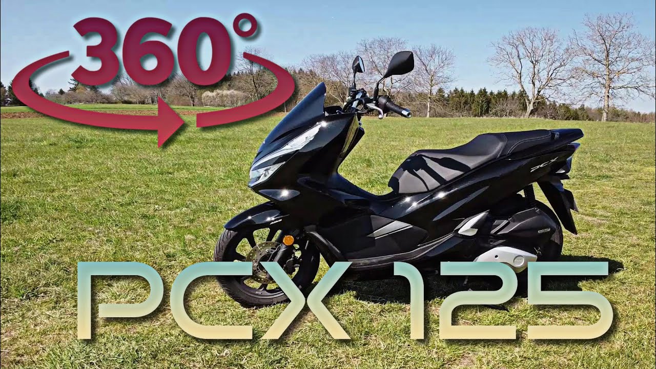 2018 Honda PCX 125 | 360° View | Walkaround and Drive - YouTube