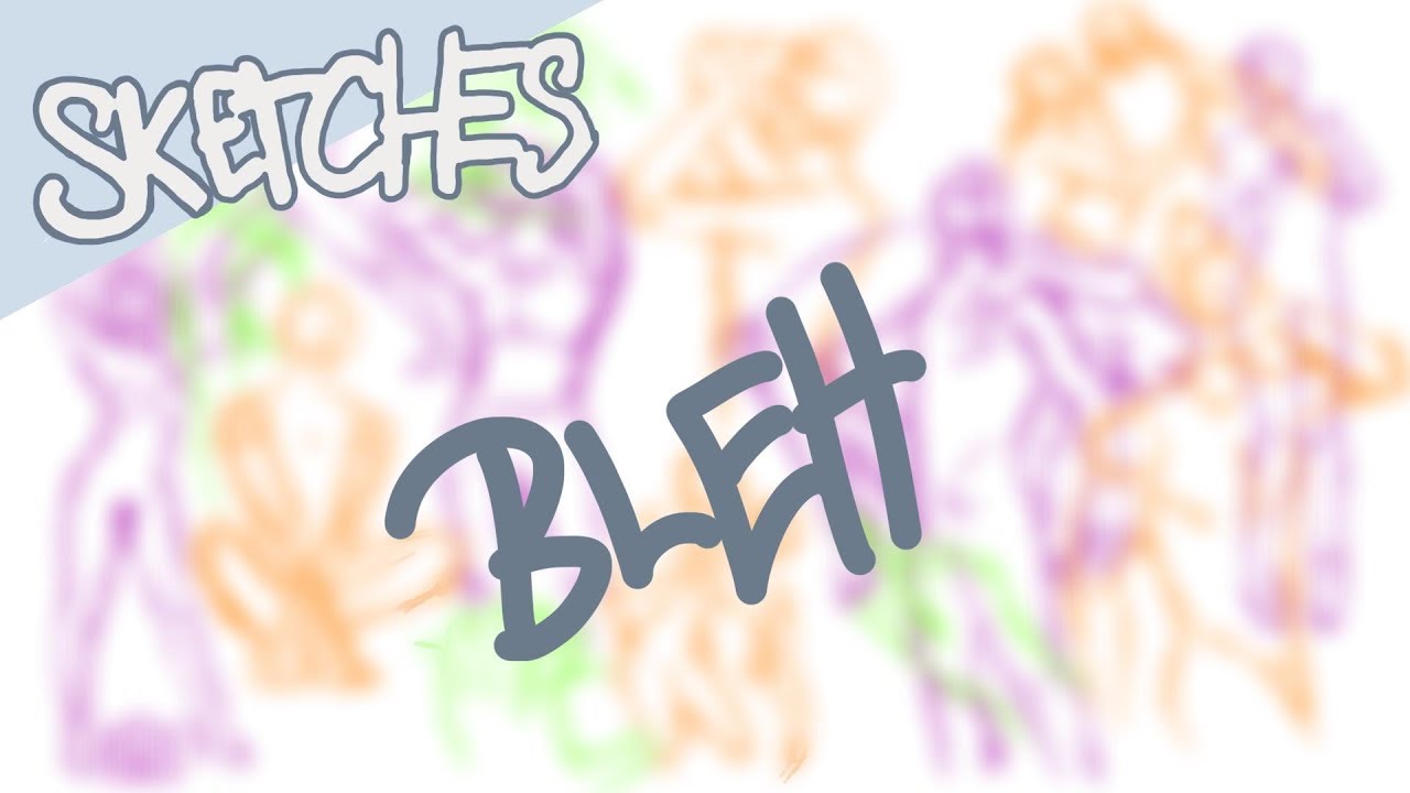 Chillin' and Workin' on drawing poses - Soon a real art piece ? - YouTube