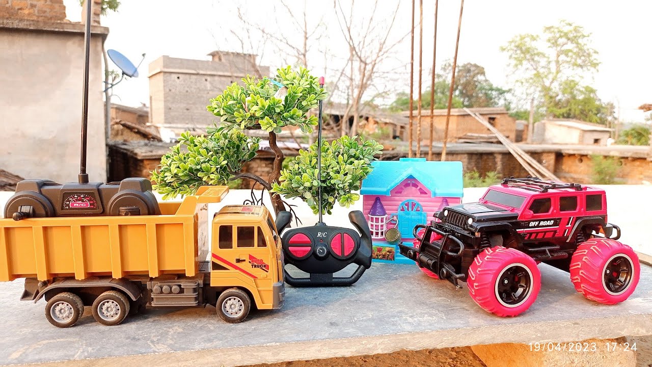 Rc Truck Vs Rc Car Unboxing | Tata Truck | Rc Car | Rc Truck | Tata ...