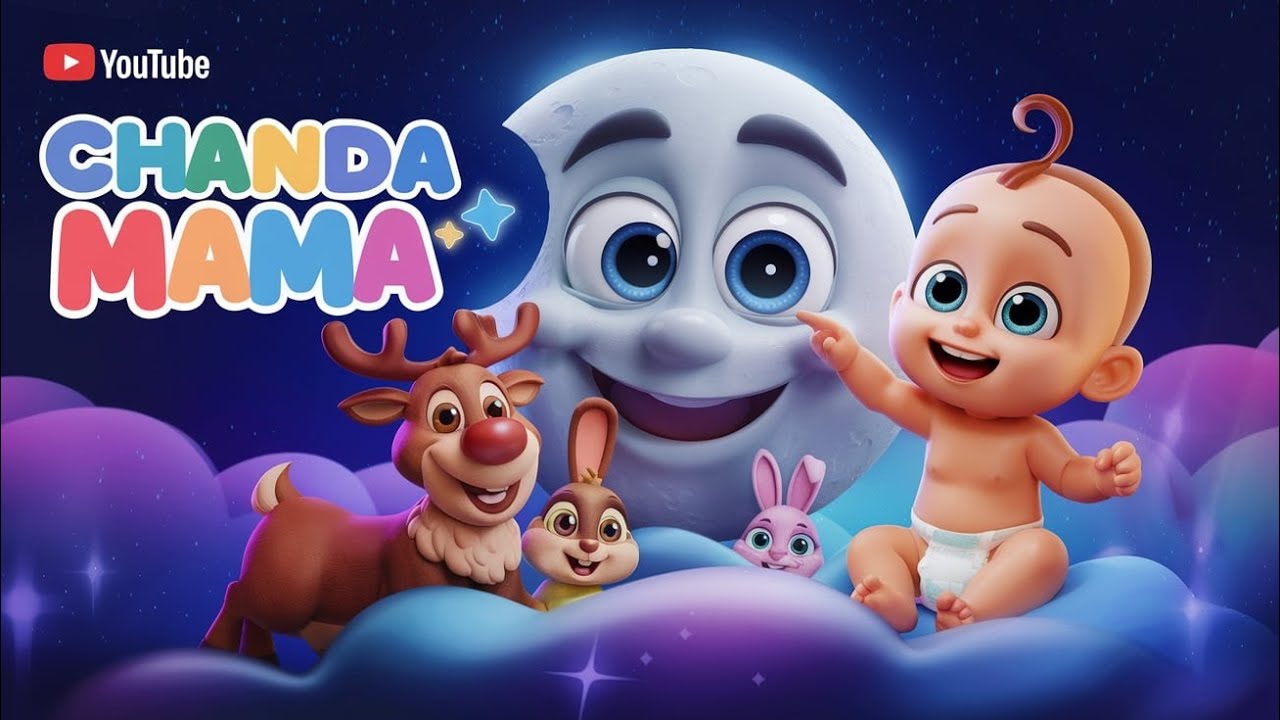 चंदा मामा Chanda Mama - Nursery Rhymes and Kids Song in Hindi Anaya ...