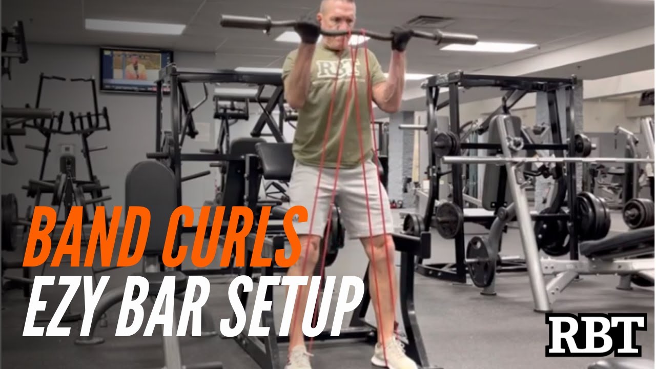 Contrast EZY Bar - Band Curl Setup - YouTube